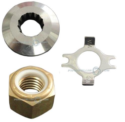 PT Propeller has prop attaching hardware for mercury outboard motors