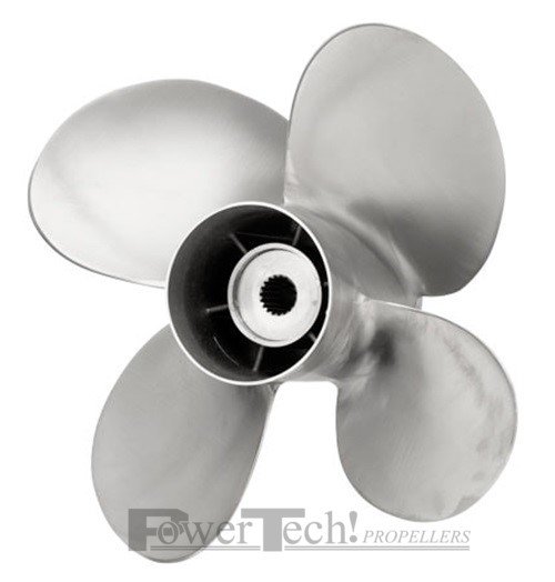 BRA4 18.50 X 21 RH 4 Blade Propeller - Mercury Bravo-2